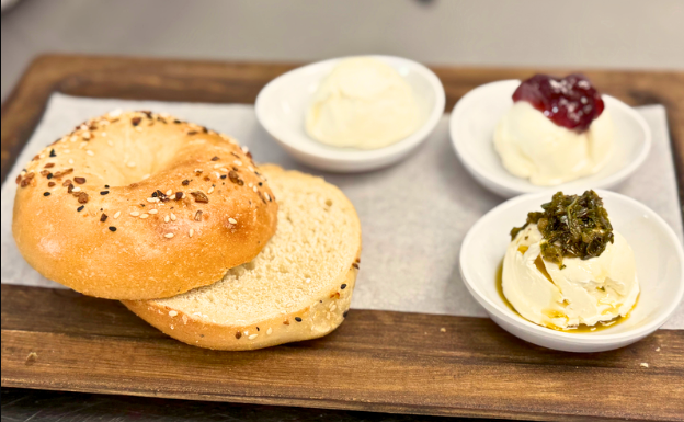 - Toasted Bagel with Cream Cheese | Wheel Cafe Conroe